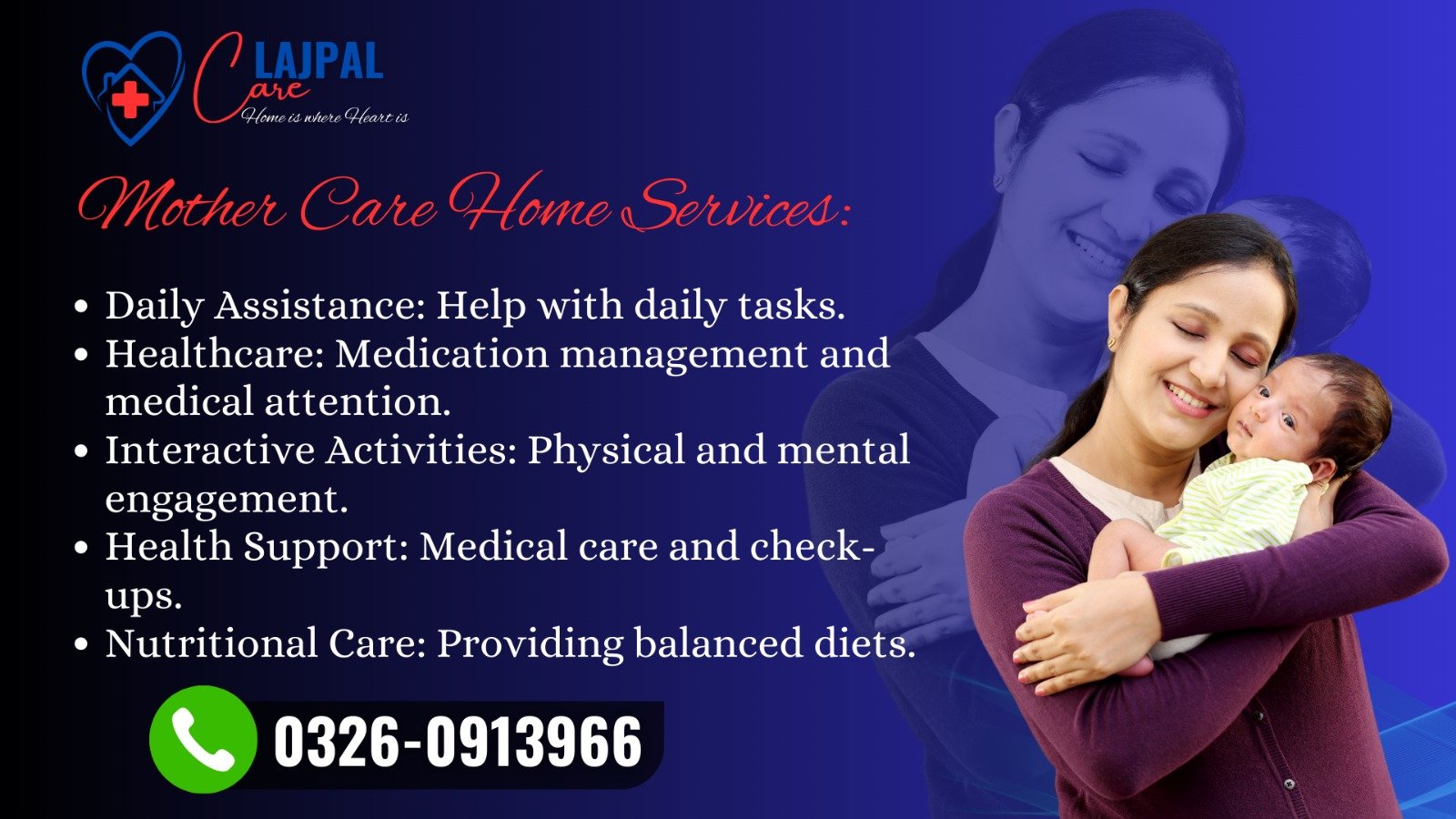 Mother Baby Care Plan Services - Lajpal Care Services